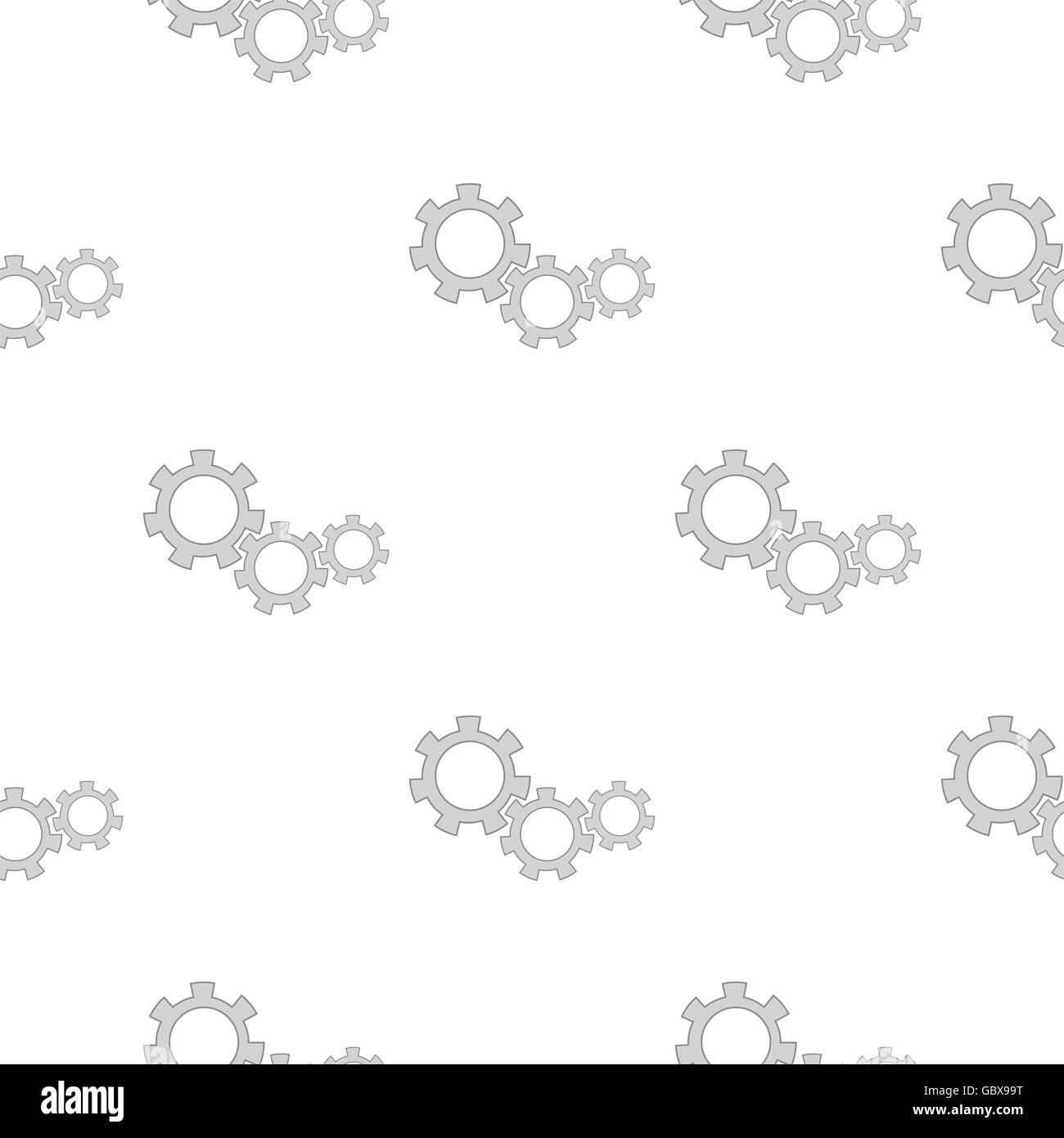 Seamless Gears Pattern Stock Photo - Alamy