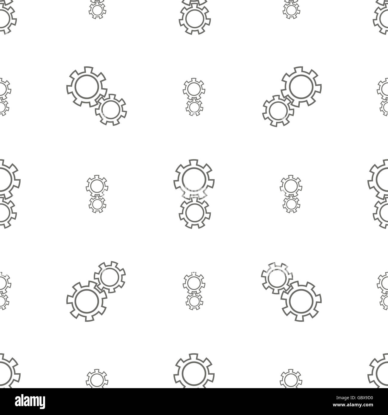 Seamless Gears Pattern Stock Photo - Alamy