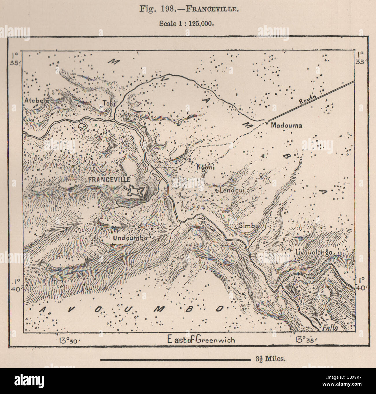 Franceville. Gabon. The Gabon and Ogooué (Ogooué (Ogowe) ) Basins, 1885 ...