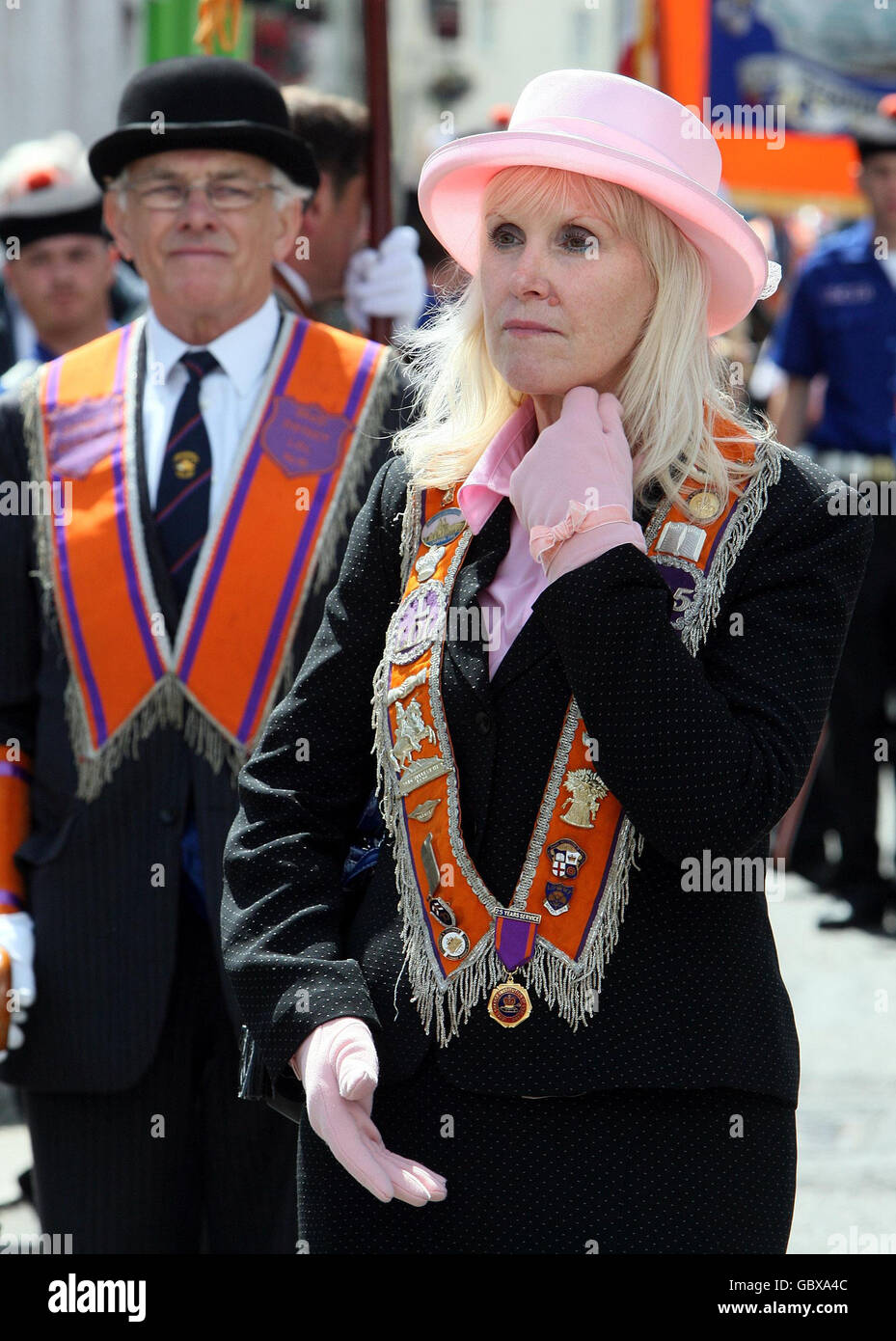 Thousands take to streets for Orange Parades Stock Photo - Alamy