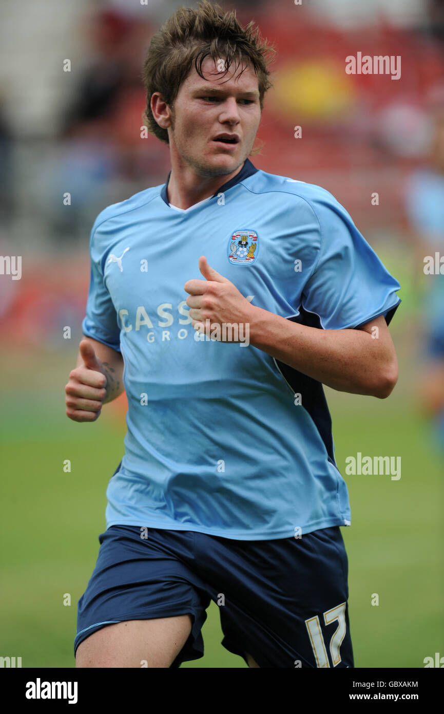 Soccer pre season friendly wrexham v coventry city racecourse ground hi ...