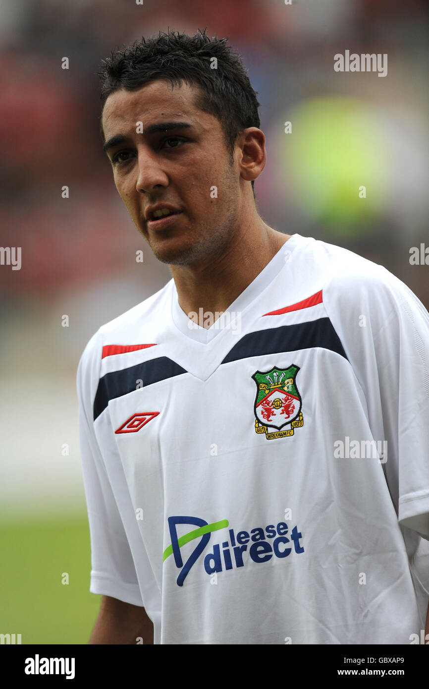 Soccer pre season friendly wrexham v coventry city racecourse ground hi ...
