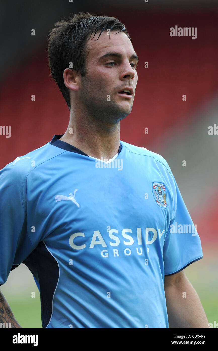 Soccer pre season friendly wrexham v coventry city racecourse ground hi ...