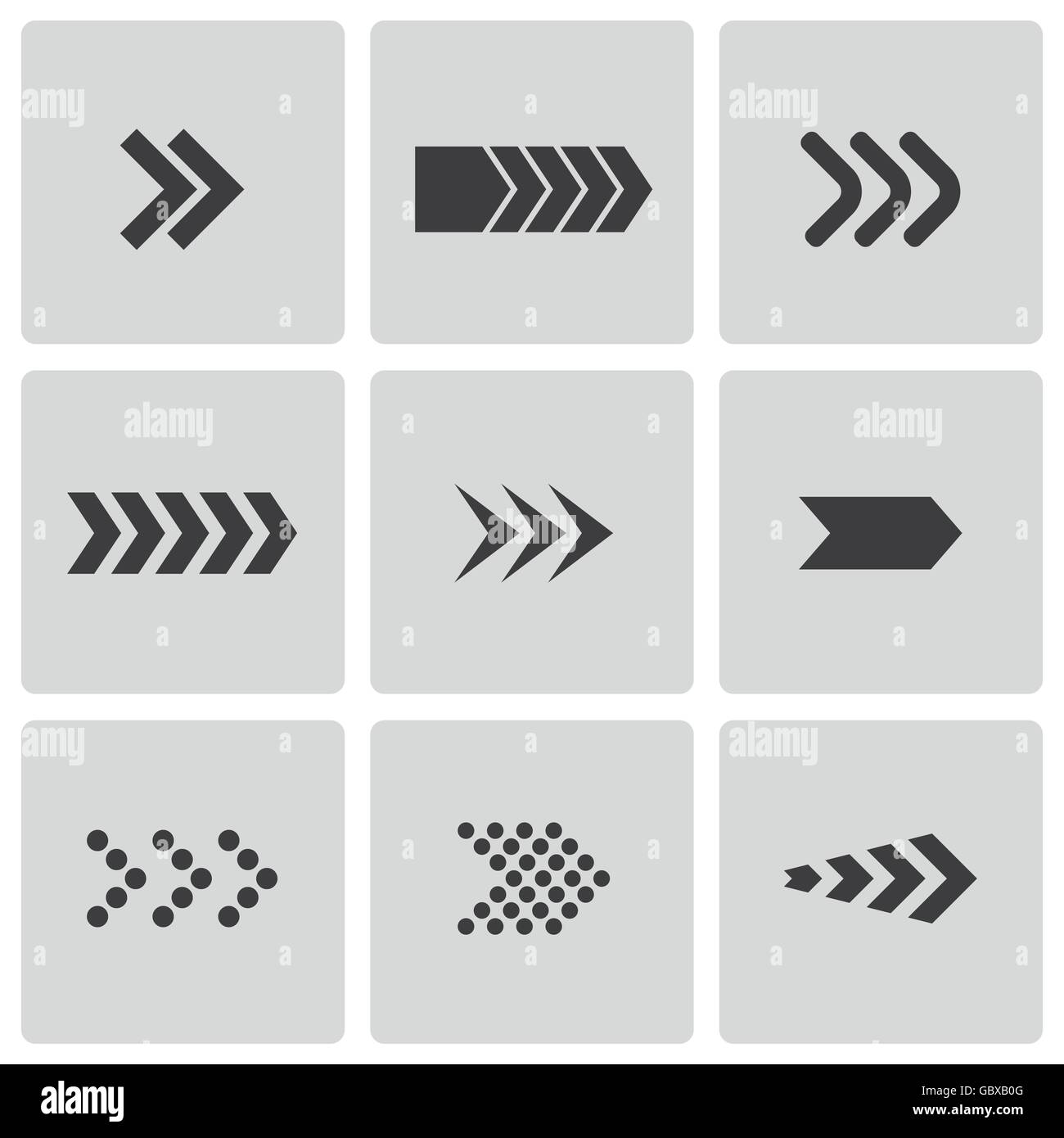 Hot arrows Cut Out Stock Images & Pictures - Alamy