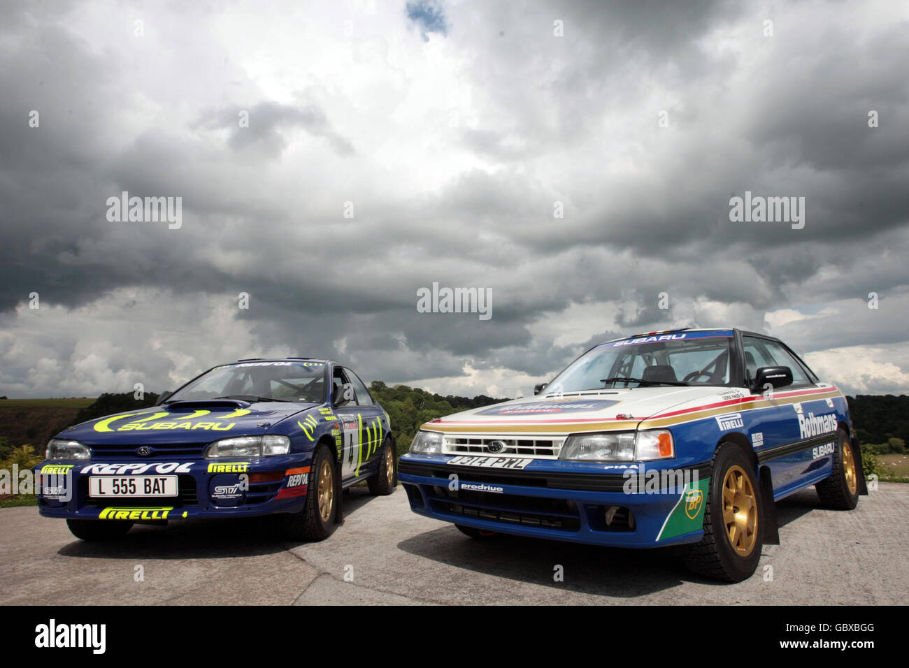 Colin McRae's rally cars Stock Photo - Alamy