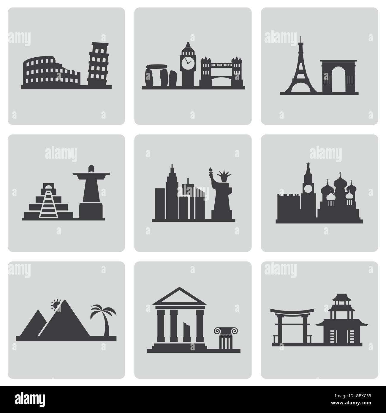 Landmarks of india Cut Out Stock Images & Pictures - Alamy
