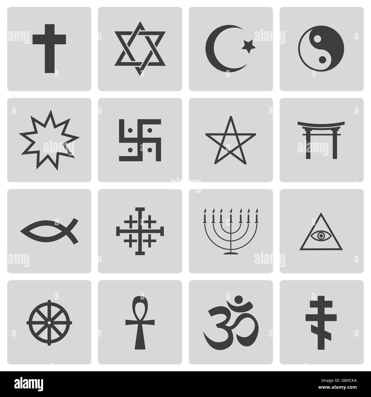 Religious symbols muslim holy Cut Out Stock Images & Pictures - Alamy