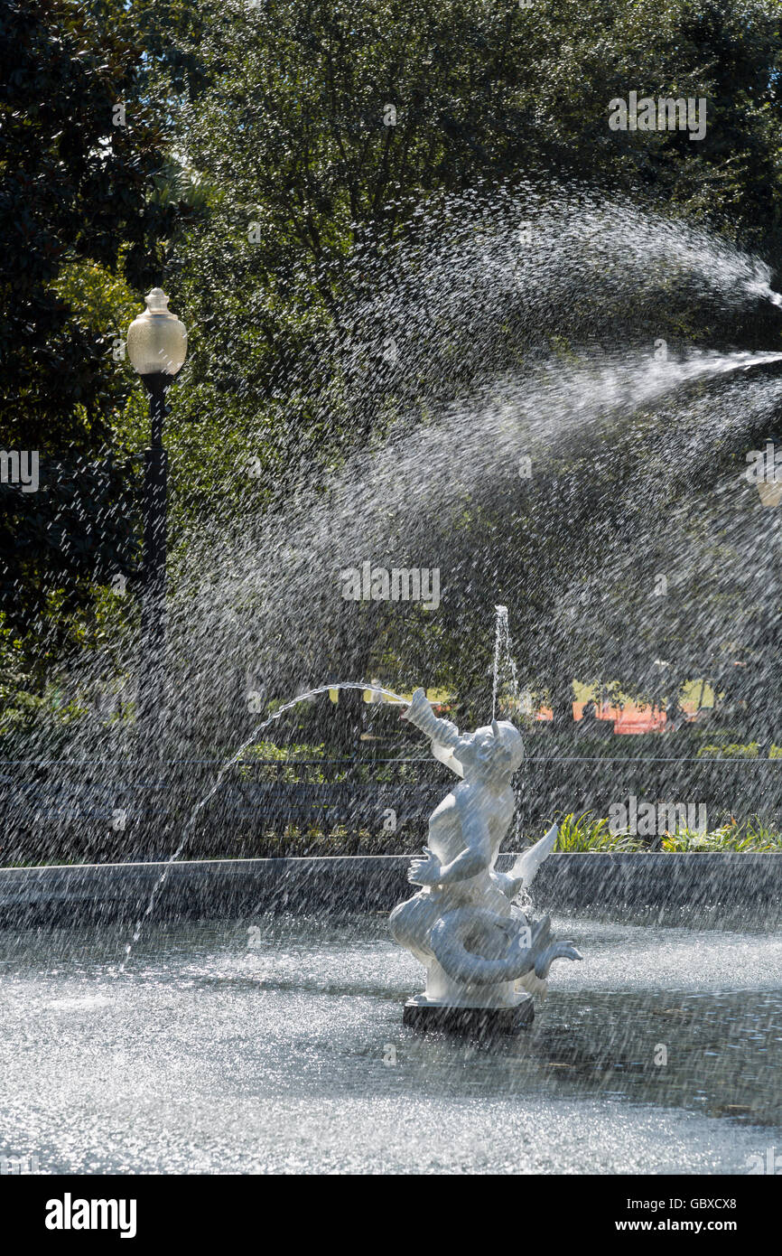 Forsyth park savannah hi-res stock photography and images - Alamy