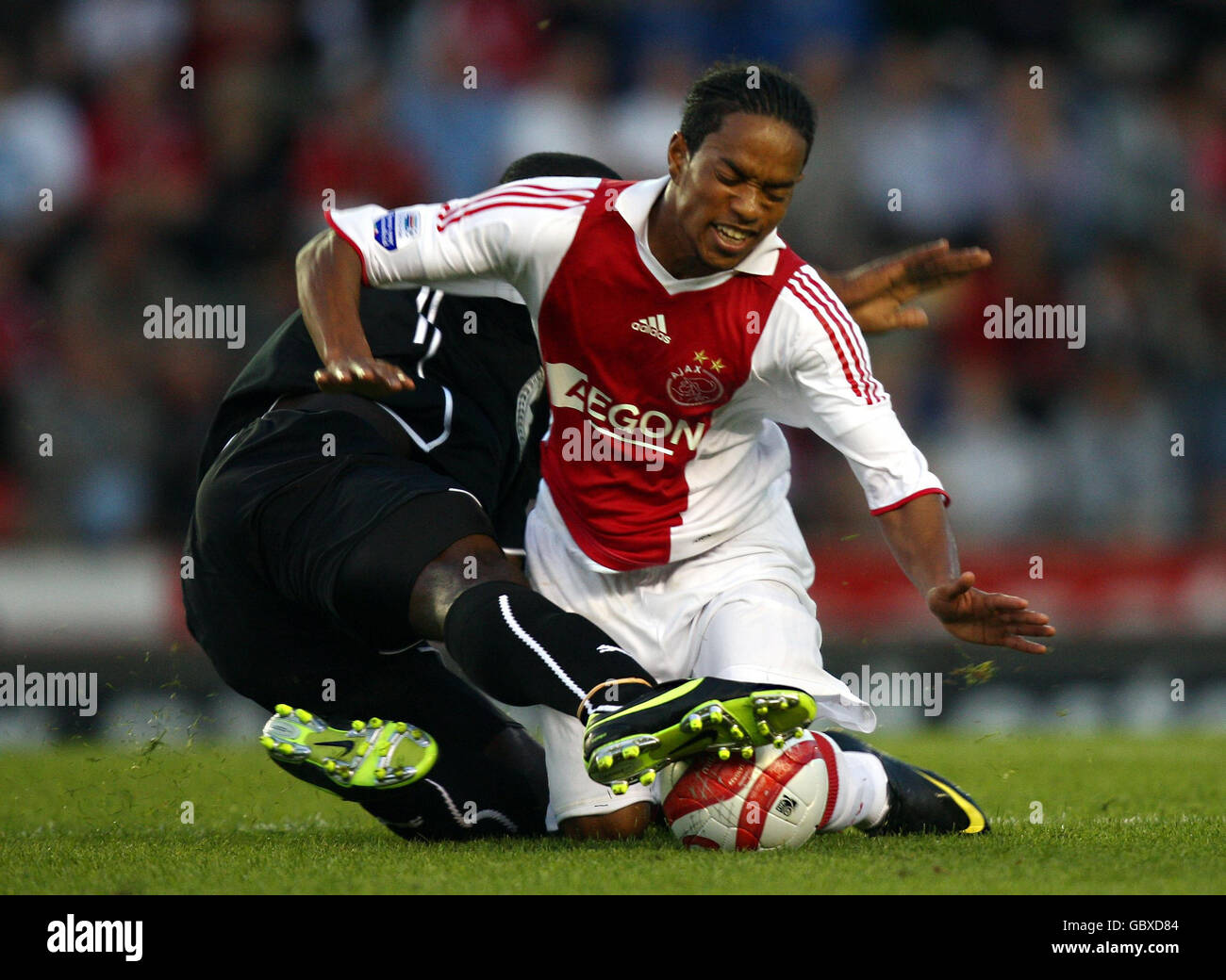 Soccer pre season friendly bristol city v ajax ashton gate hi-res stock ...