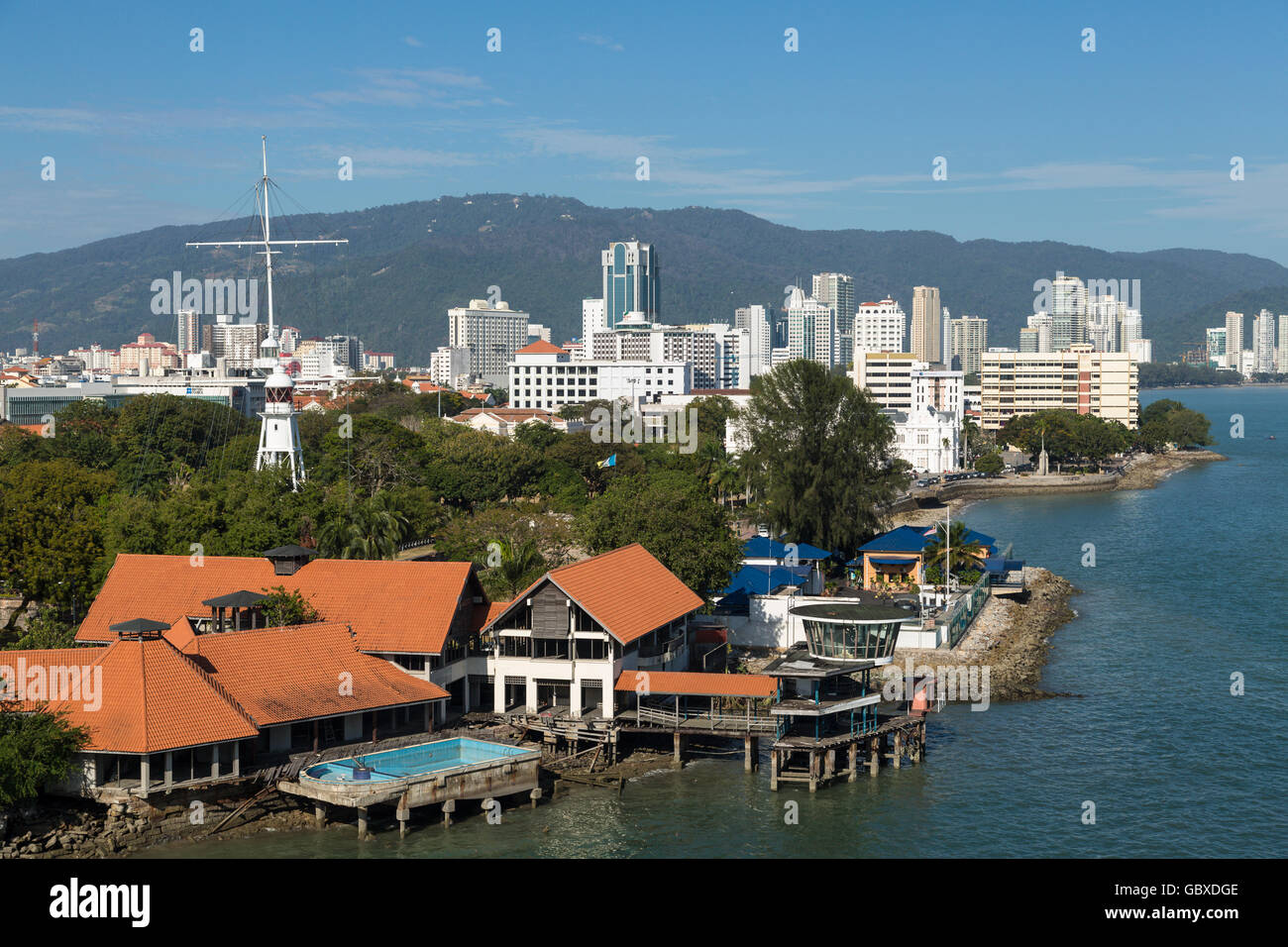 Georgetown skyline, Penang, Malaysia Stock Photo - Alamy
