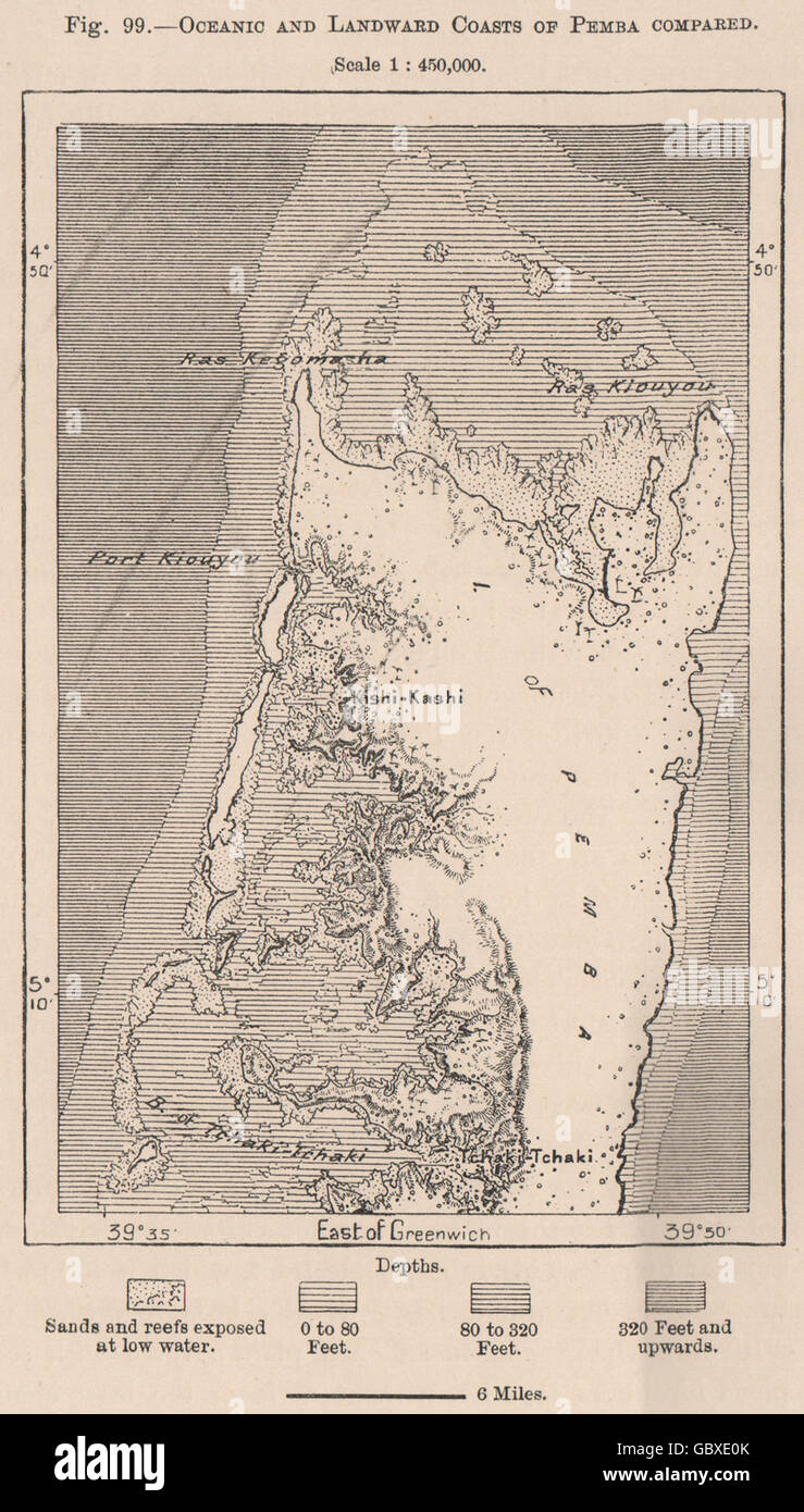 Pemba map hi-res stock photography and images - Alamy