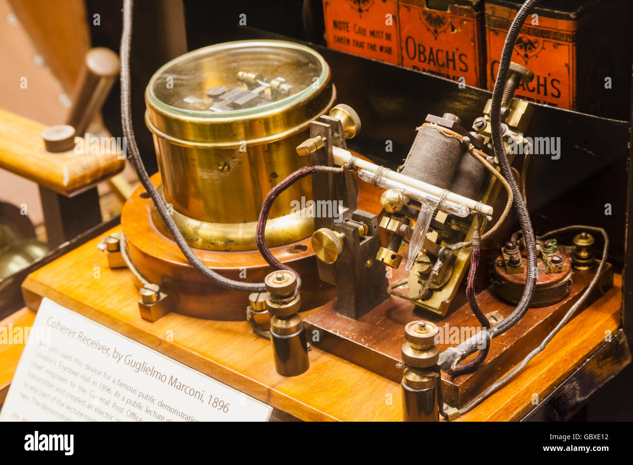 Coherer receiver marconi hi-res stock photography and images - Alamy
