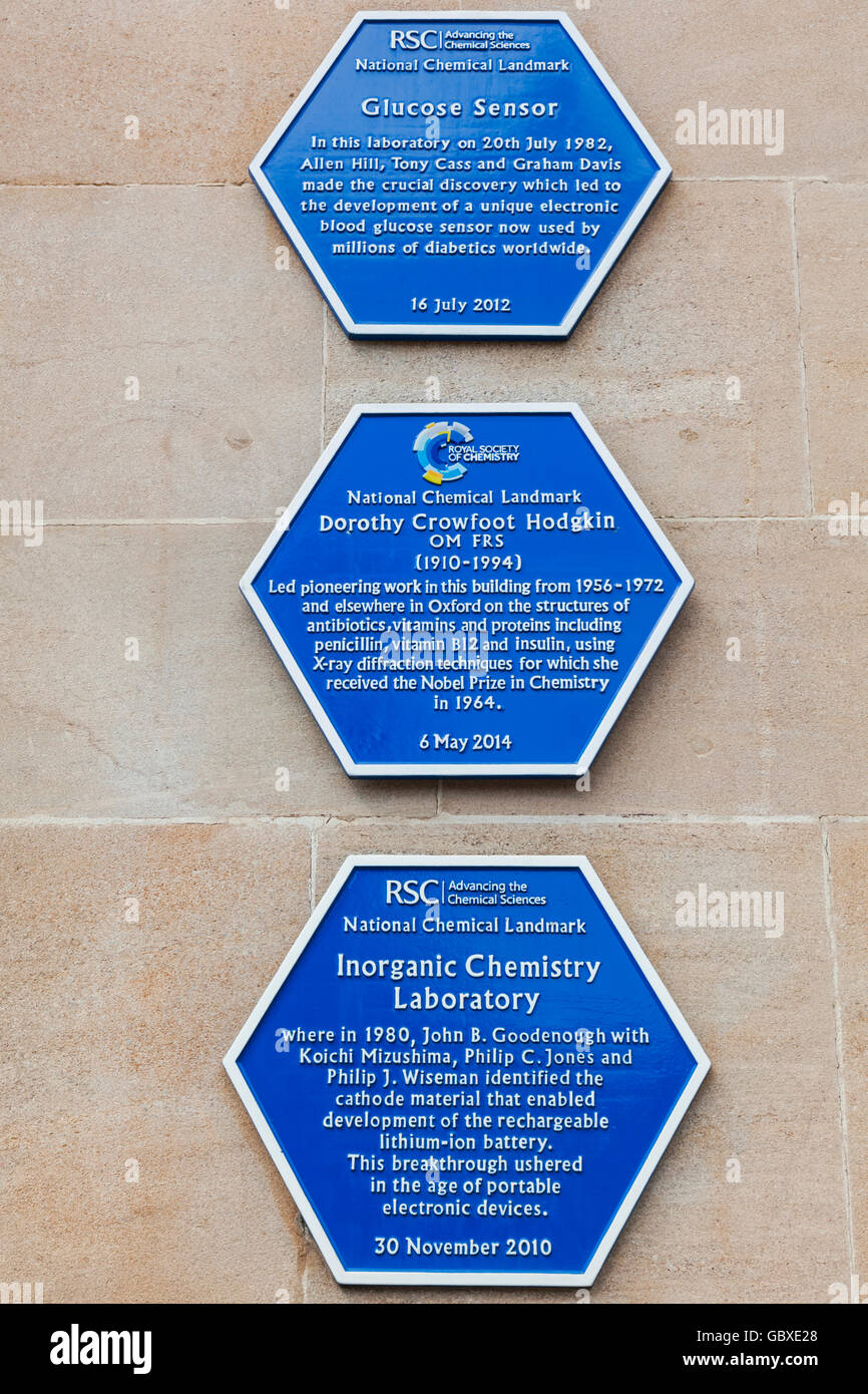 National chemical landmark plaques hi-res stock photography and images ...