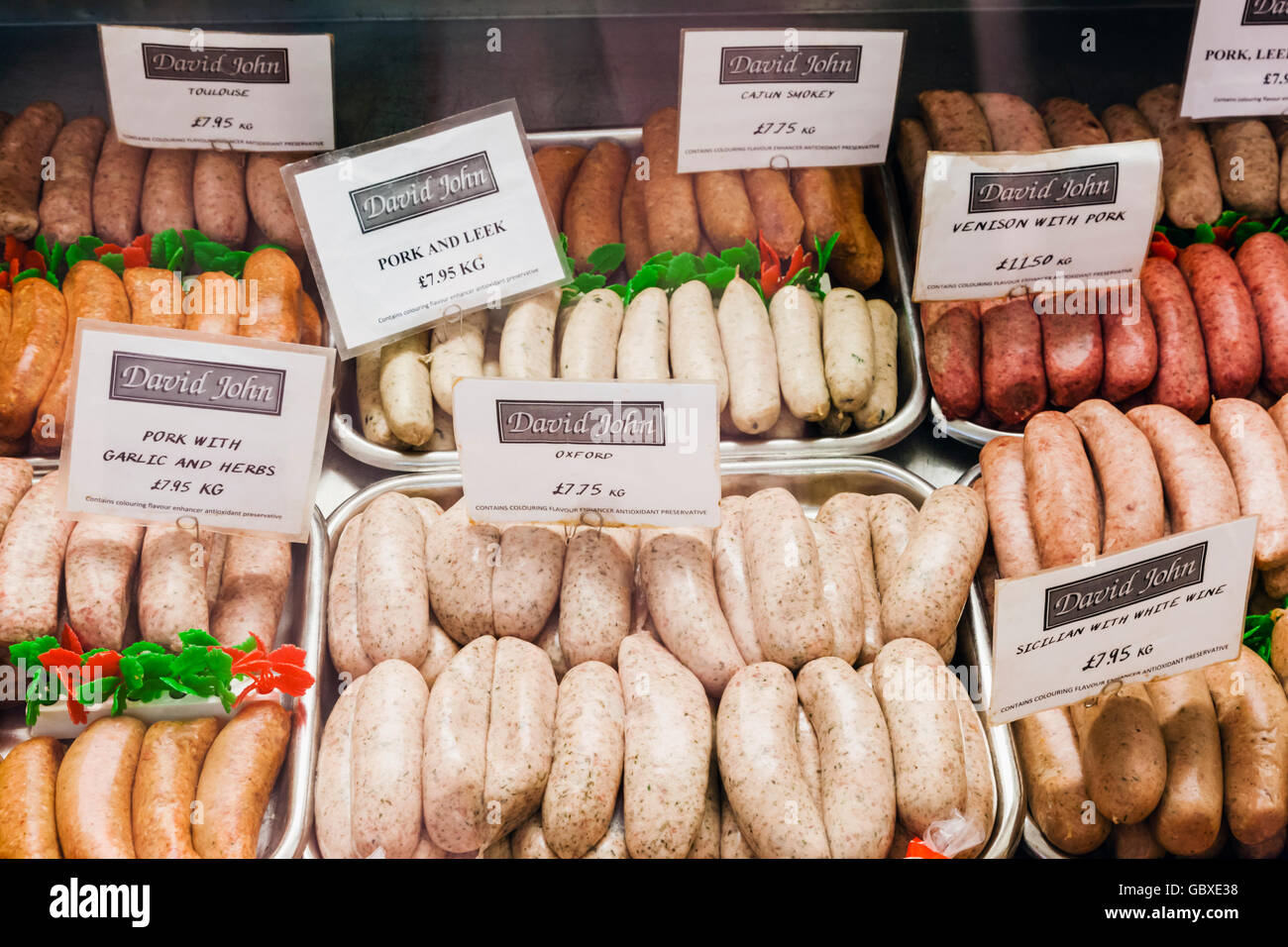 Butchers shop window display hi-res stock photography and images - Alamy