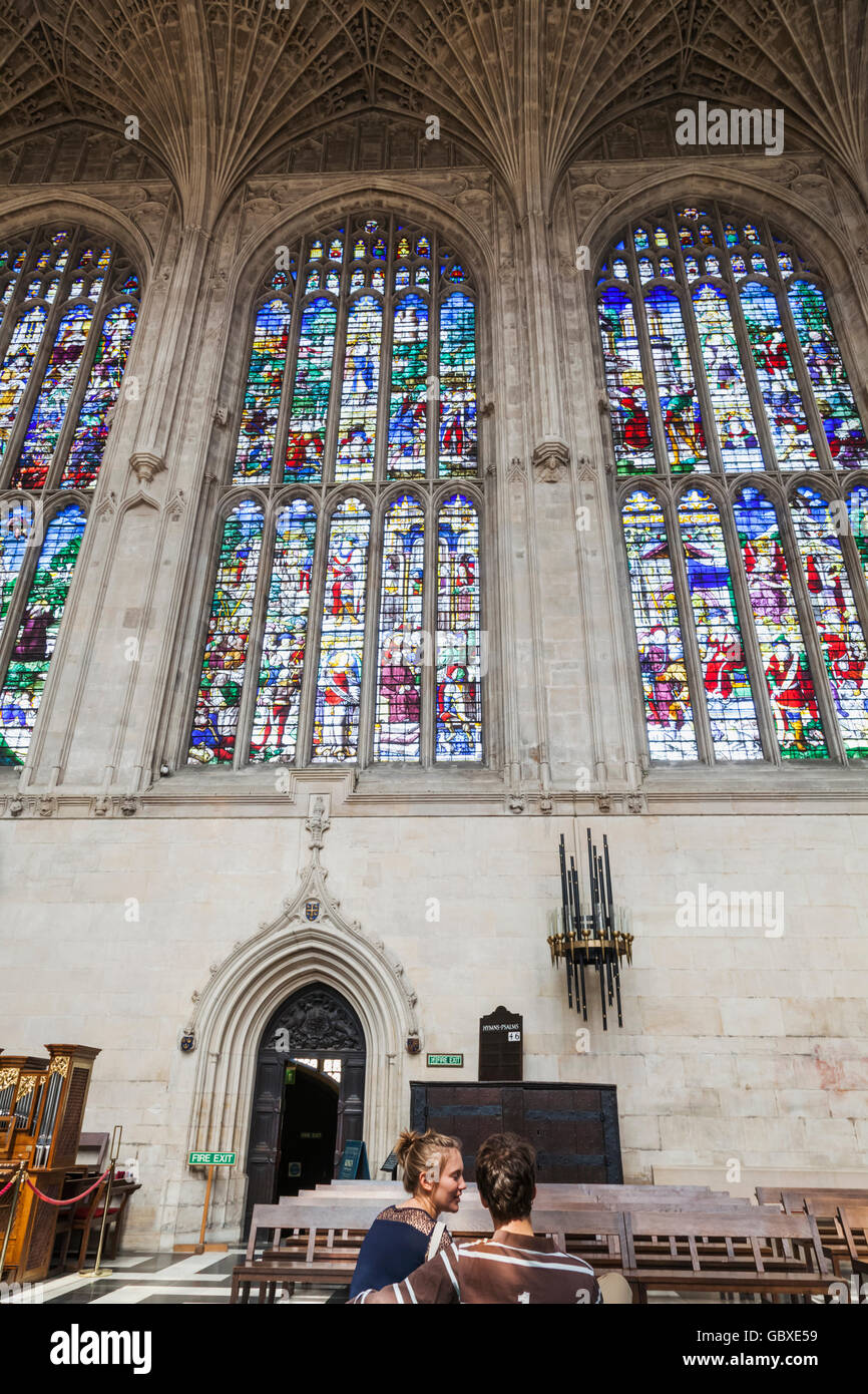 Kings college chapel cambridge windows hi-res stock photography and ...