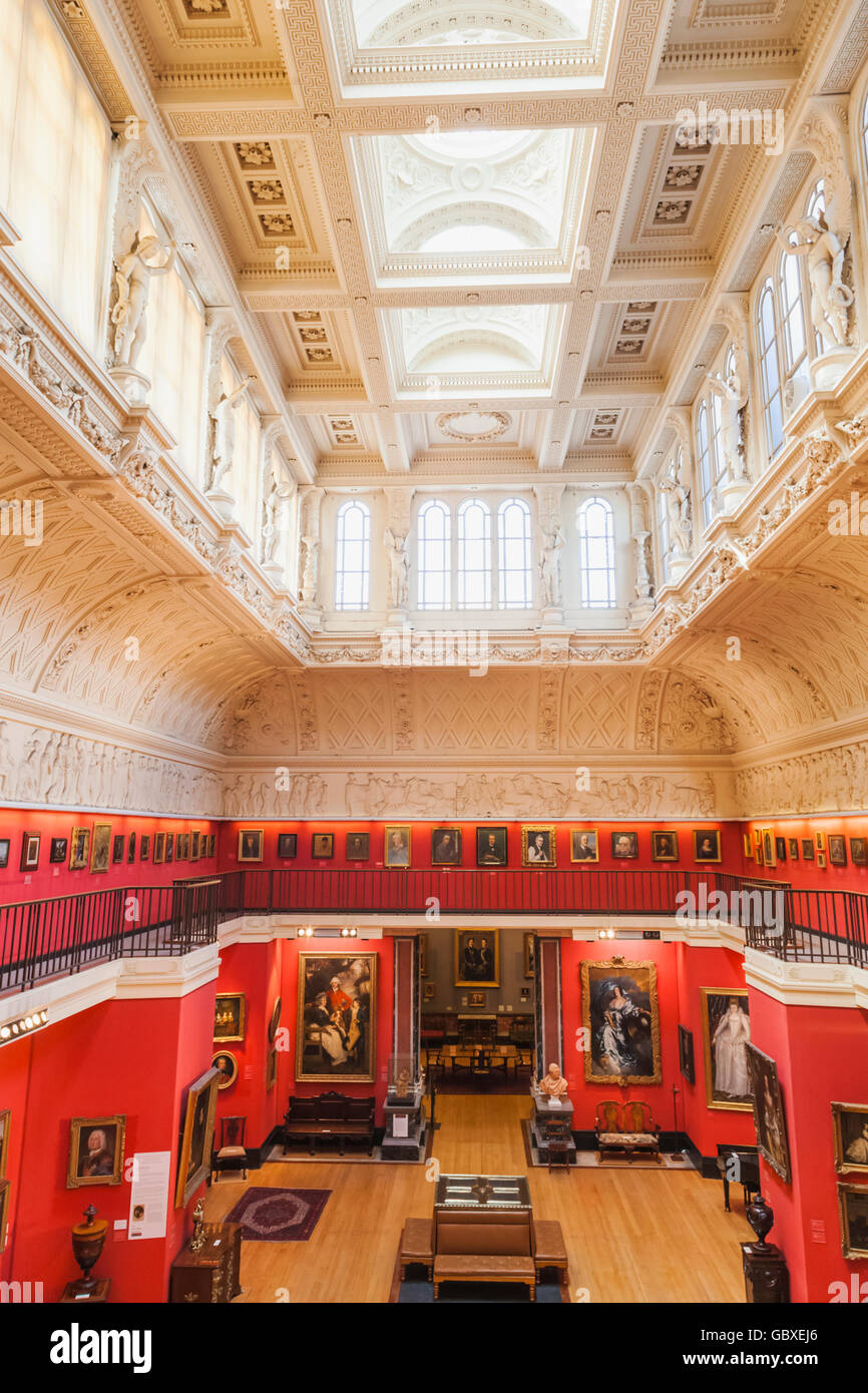 England, Cambridgeshire, Cambridge, Fitzwilliam Museum, Interior View ...