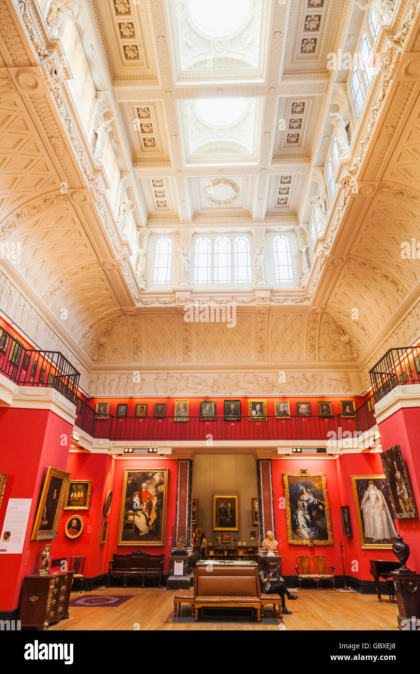 England, Cambridgeshire, Cambridge, Fitzwilliam Museum, Interior View ...