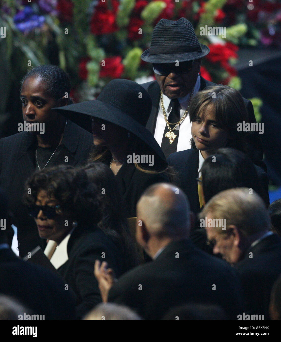 Michael Jackson Memorial Service Stock Photo - Alamy