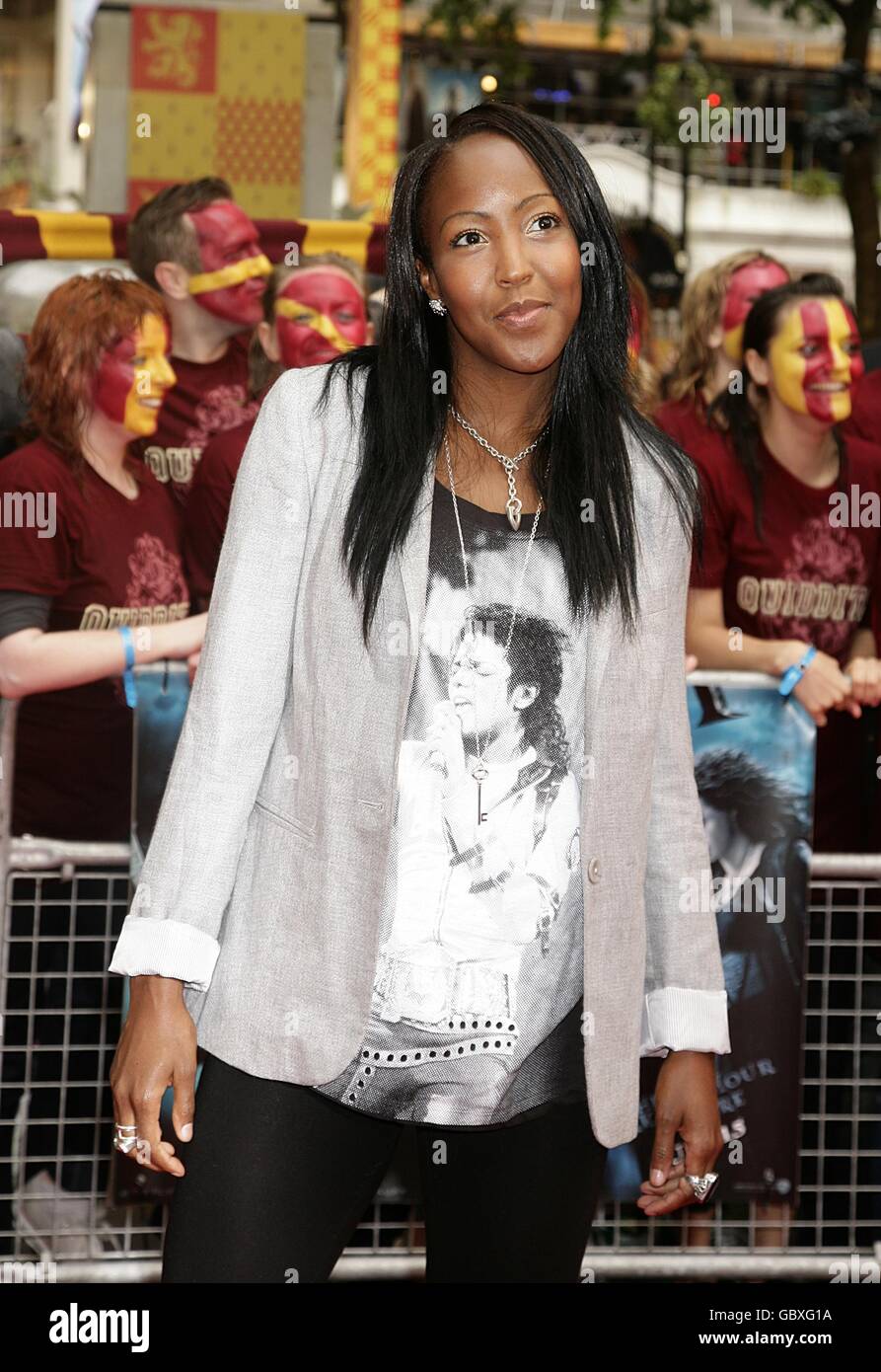 Angelica Bell arriving for the world premiere of Harry Potter and the ...