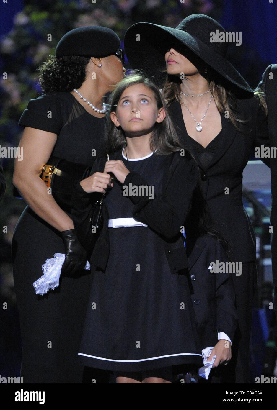 Michael Jackson Memorial Service Stock Photo - Alamy