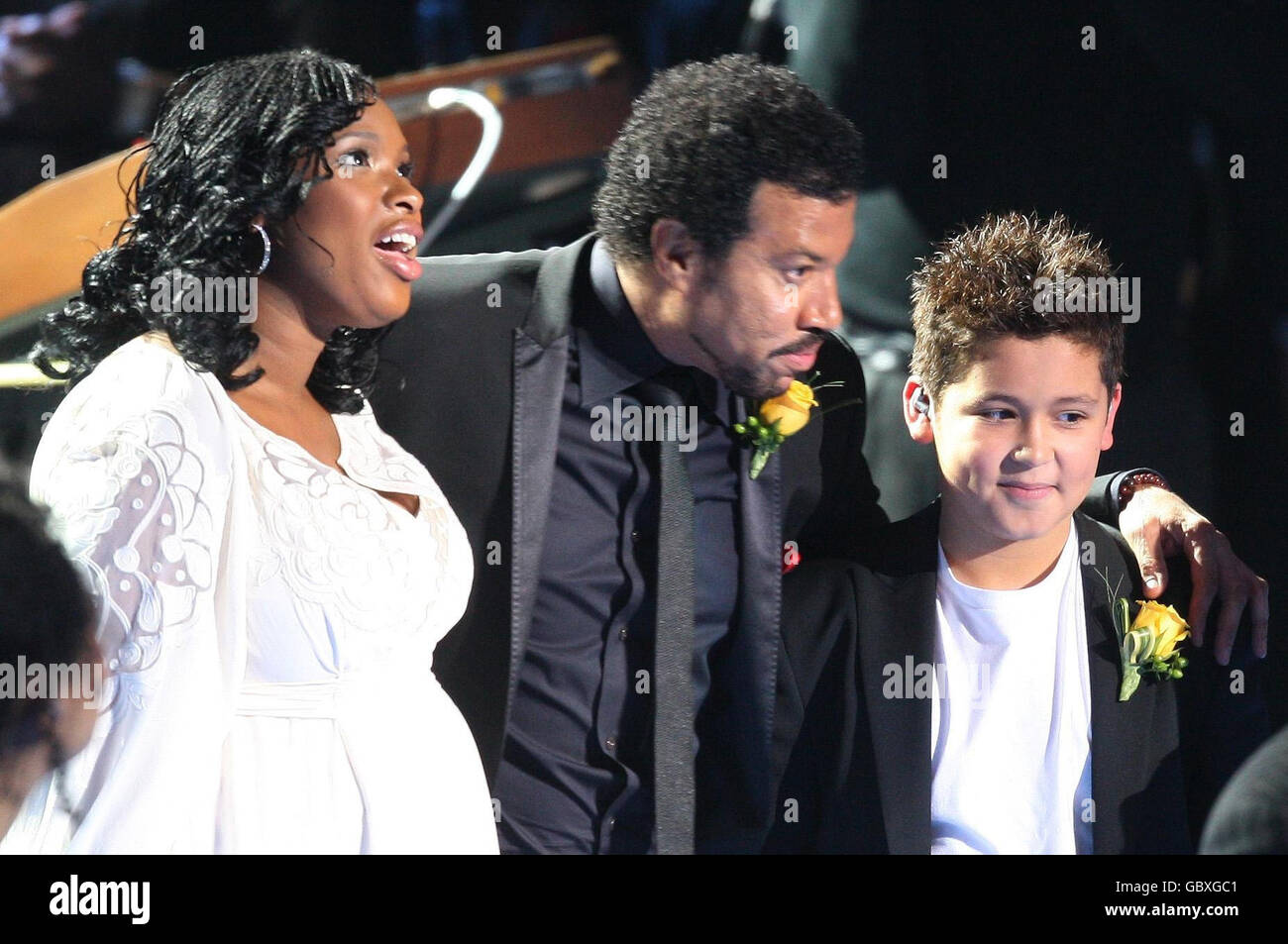 Michael Jackson Memorial Service Stock Photo - Alamy