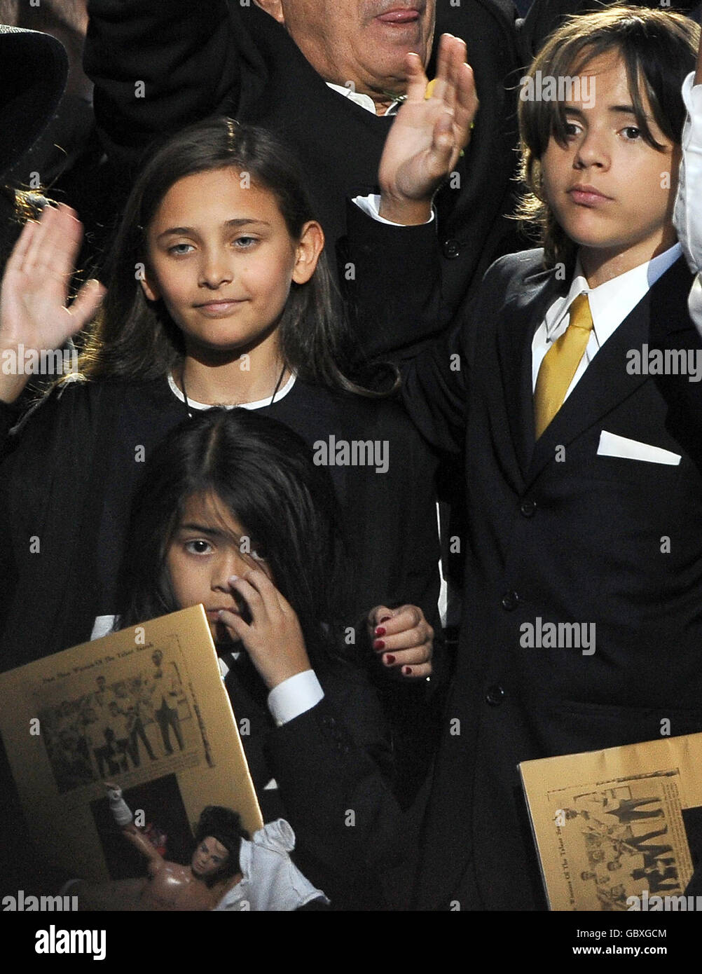 Michael Jackson Memorial Service Stock Photo - Alamy