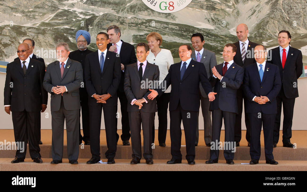 Italy G8 Summit Stock Photo - Alamy