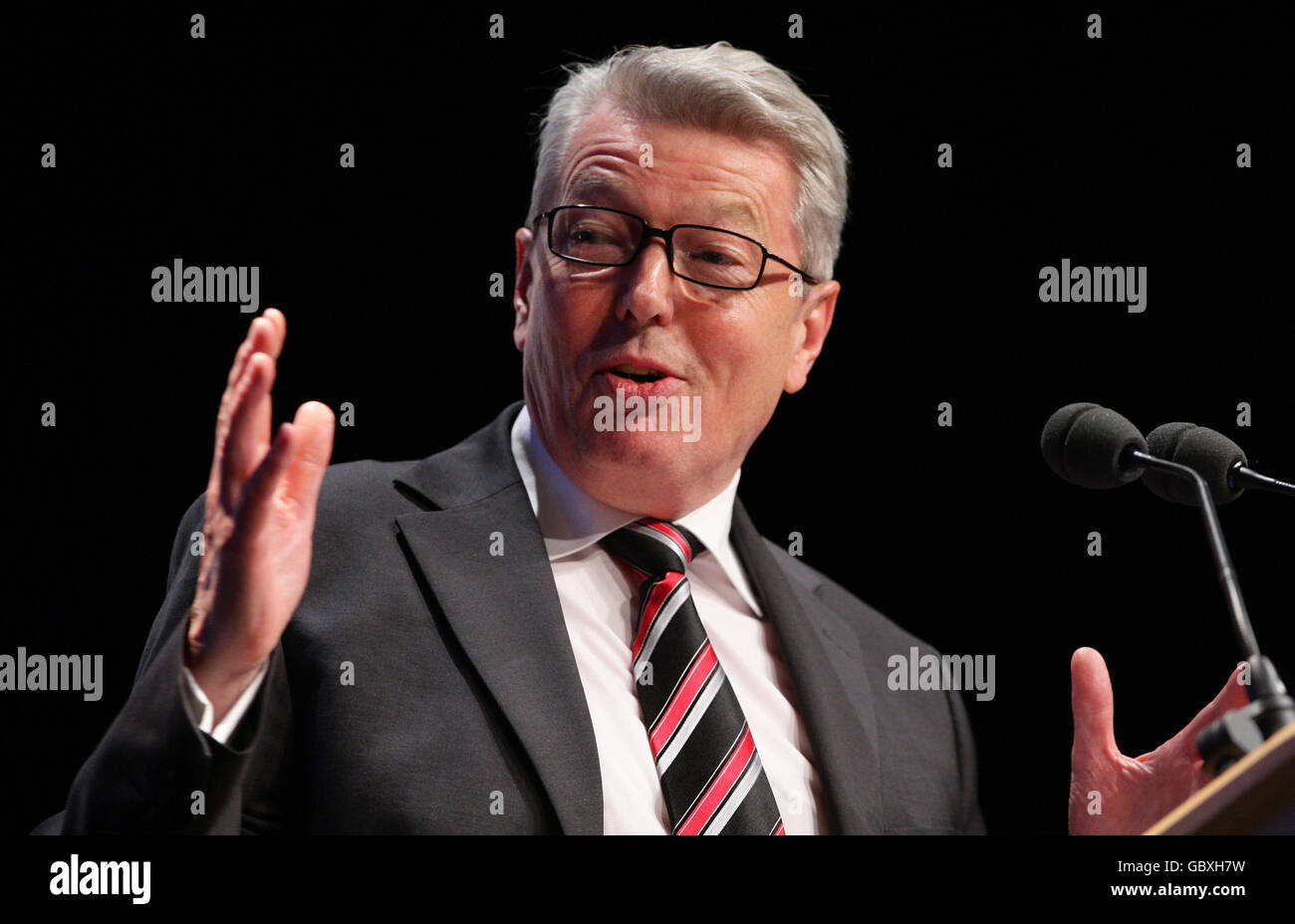 Home Secretary Alan Johnson MP during the ACPO Summer Conference at ...