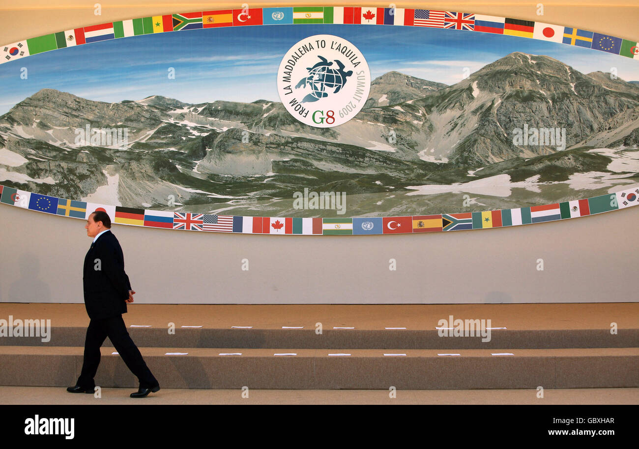 Italy G8 Summit Stock Photo - Alamy