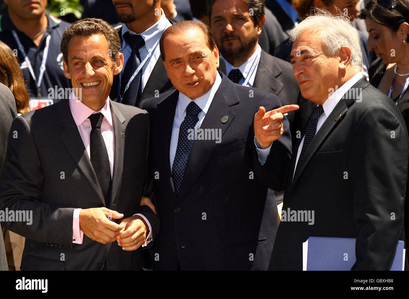 Italy G8 Summit Stock Photo - Alamy