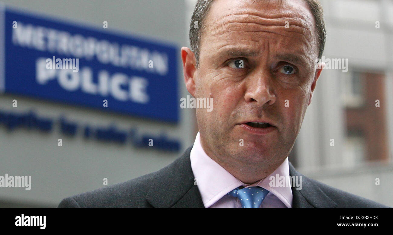 Row over phone tap claims Stock Photo - Alamy
