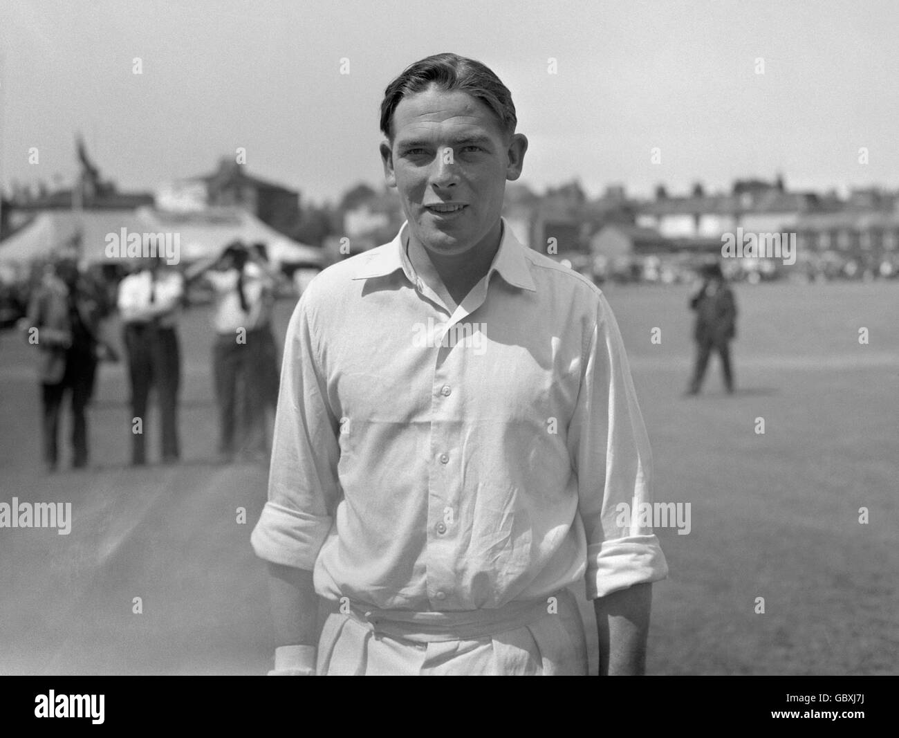 Doug padgett of yorkshire county cricket club Black and White Stock ...
