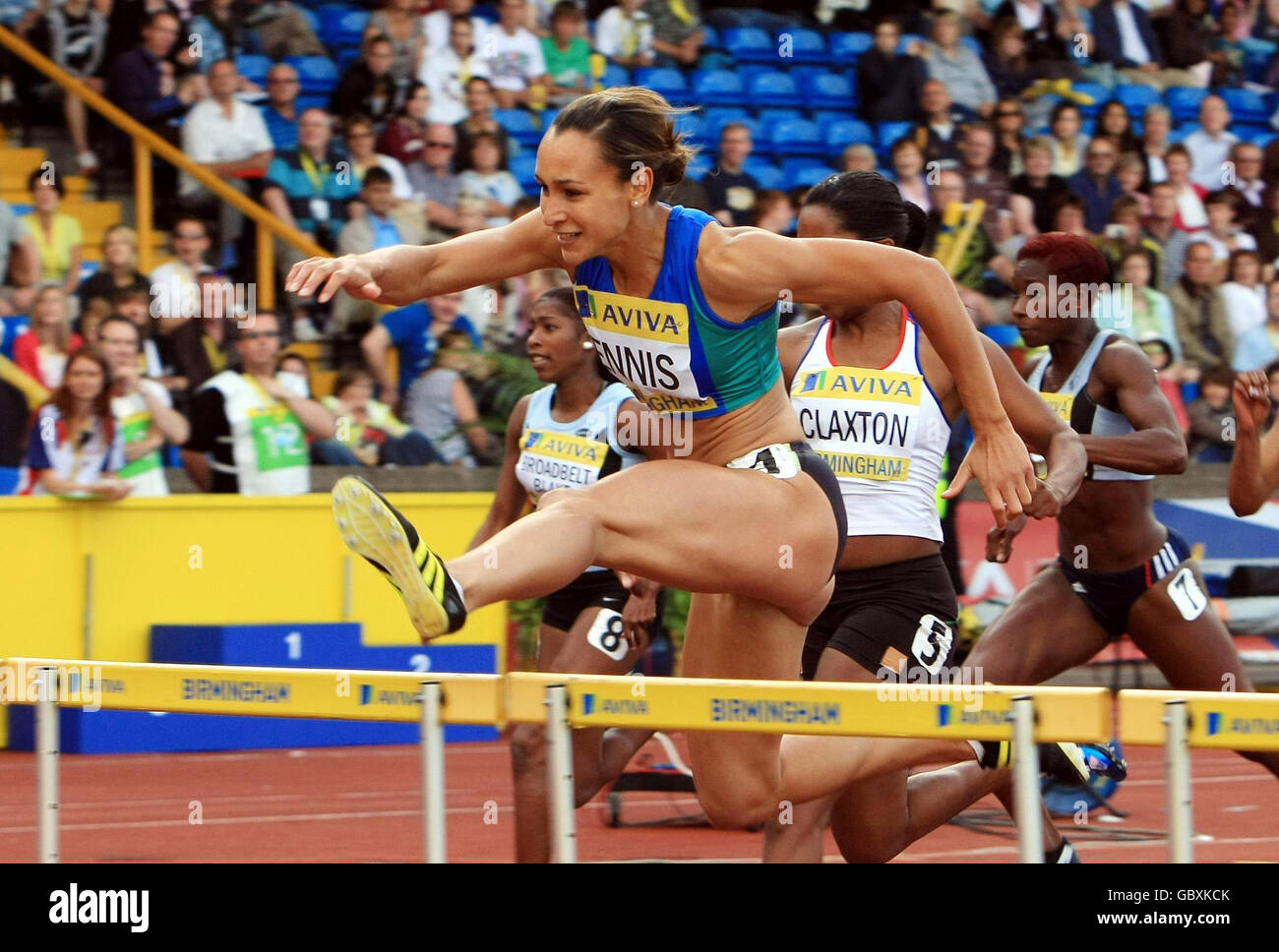 Female 100m winner hi-res stock photography and images - Alamy