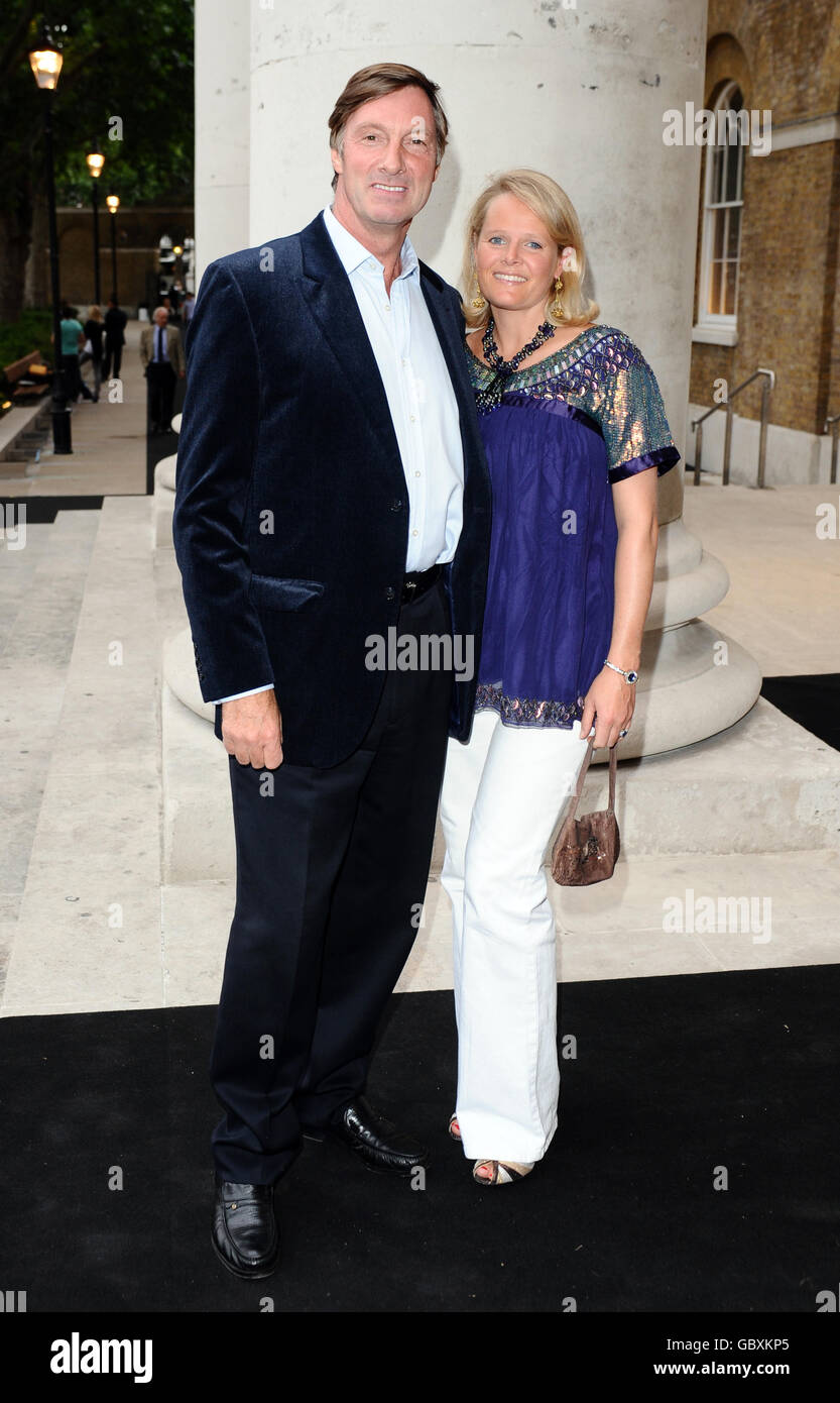 Lord Charles Brocket and his wife Harriet during the new Jaguar XJ ...