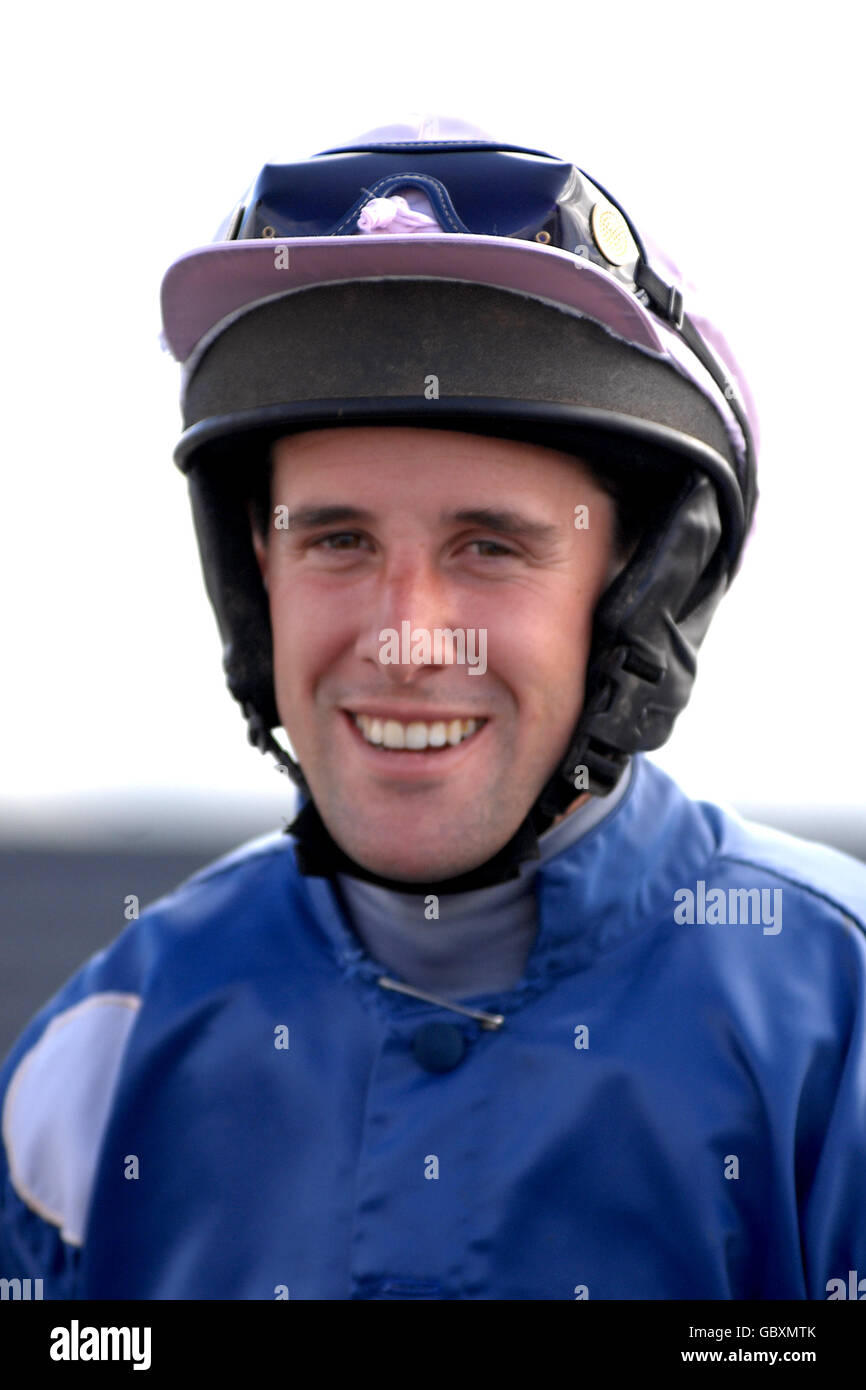 Horse Racing - Southwell Races. Henry Oliver, jockey Stock Photo - Alamy