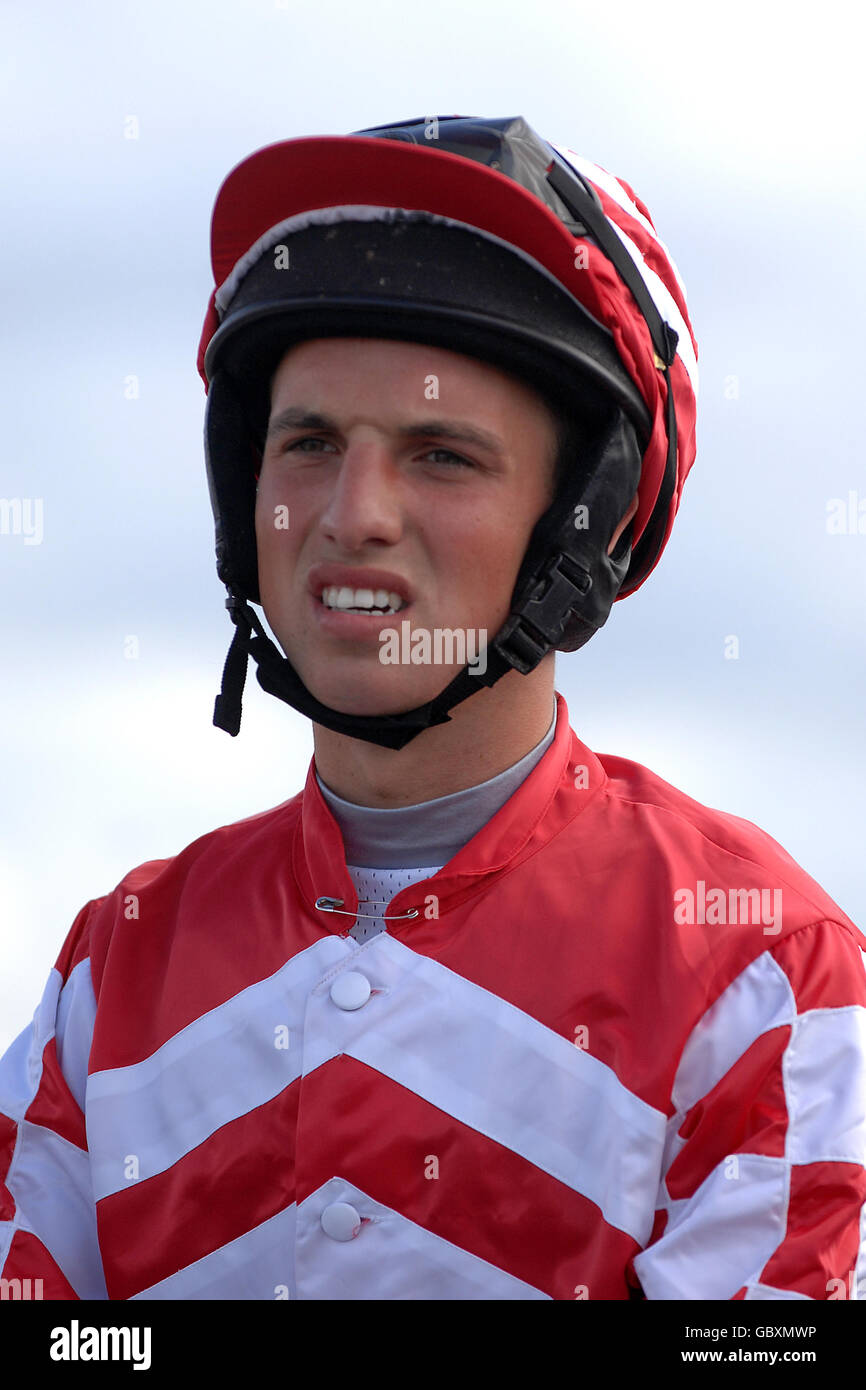 Horse Racing - Southwell Races. Dean Coleman, jockey Stock Photo - Alamy