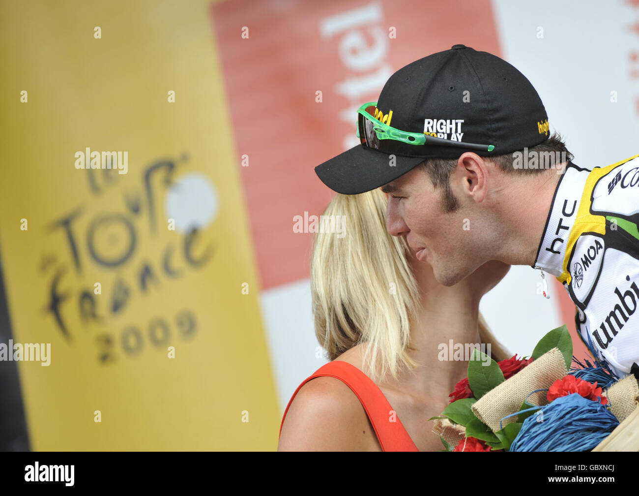 Podium kiss hi-res stock photography and images - Alamy