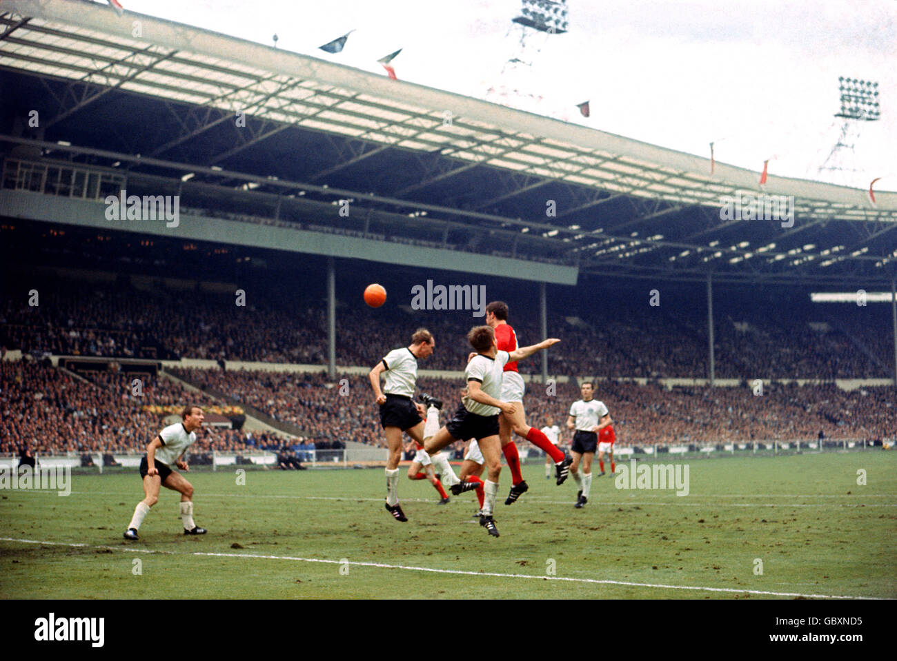 Colour football action wembley1966 worldcup1966history ...