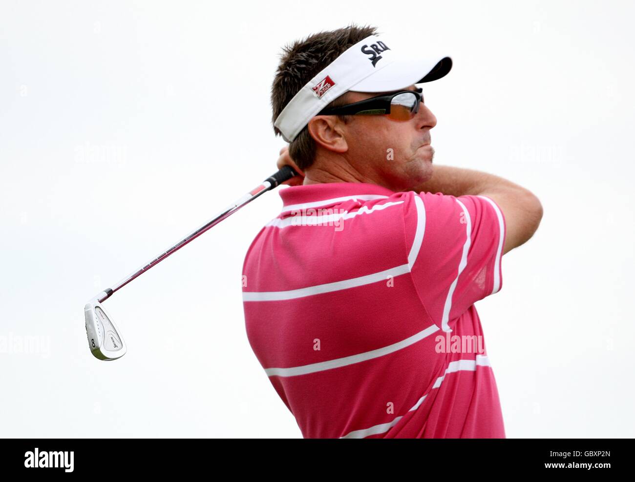 Robert Allenby in action during the first day of the Open Championship ...