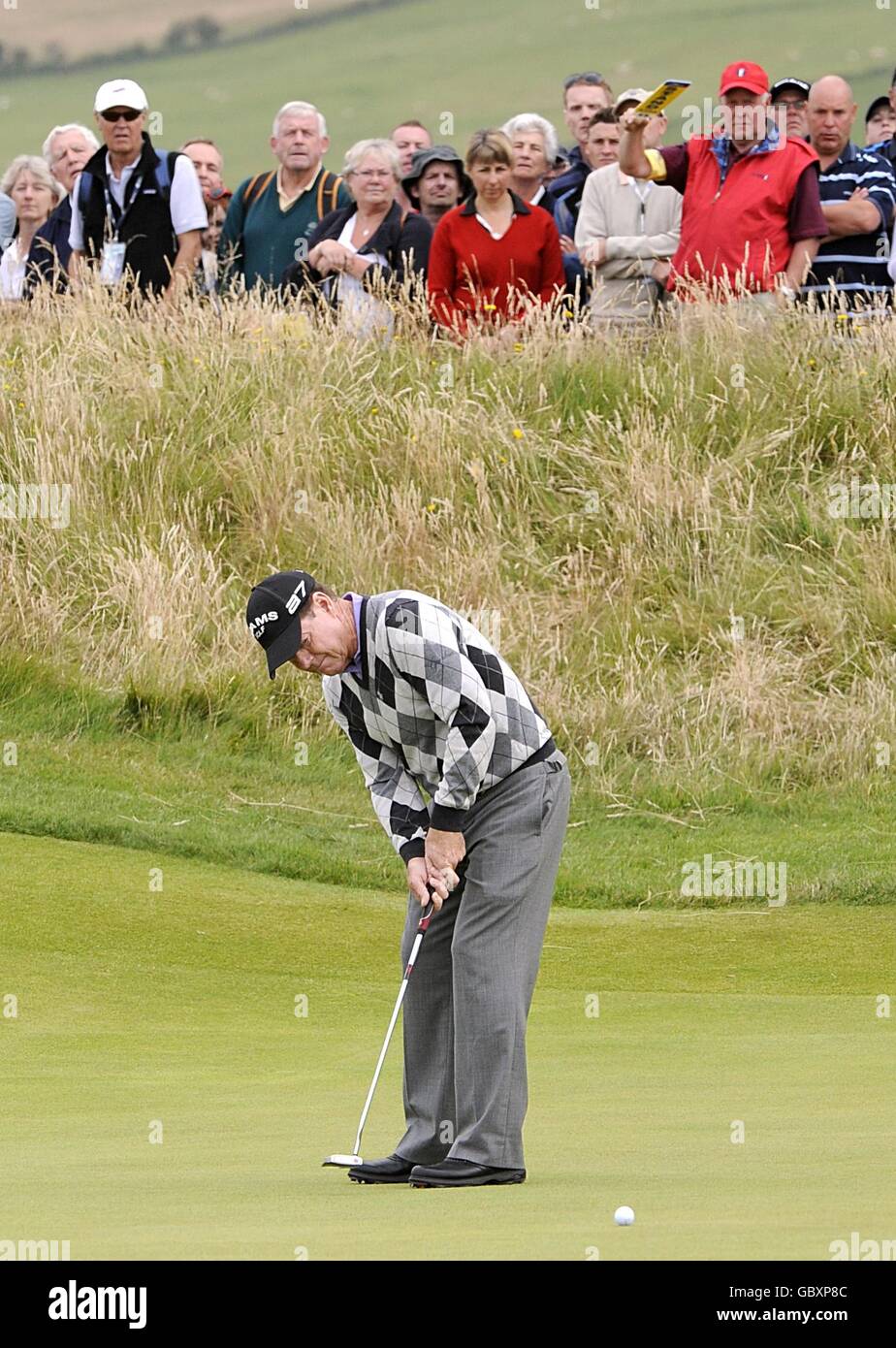 USA's Tom Watson in action during the first day of the Open ...