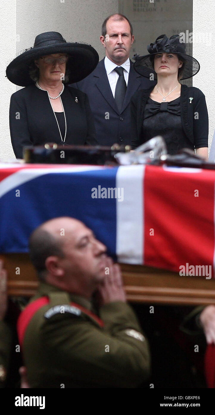 Lieutenant Colonel Rupert Thorneloe funeral Stock Photo - Alamy