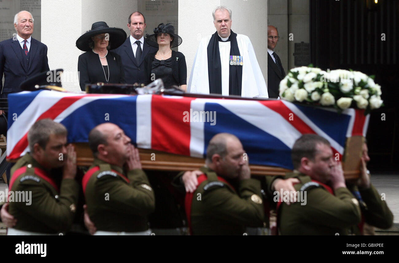 (Left - right) father Major John Thorneloe, mother Veronica, Casualty ...