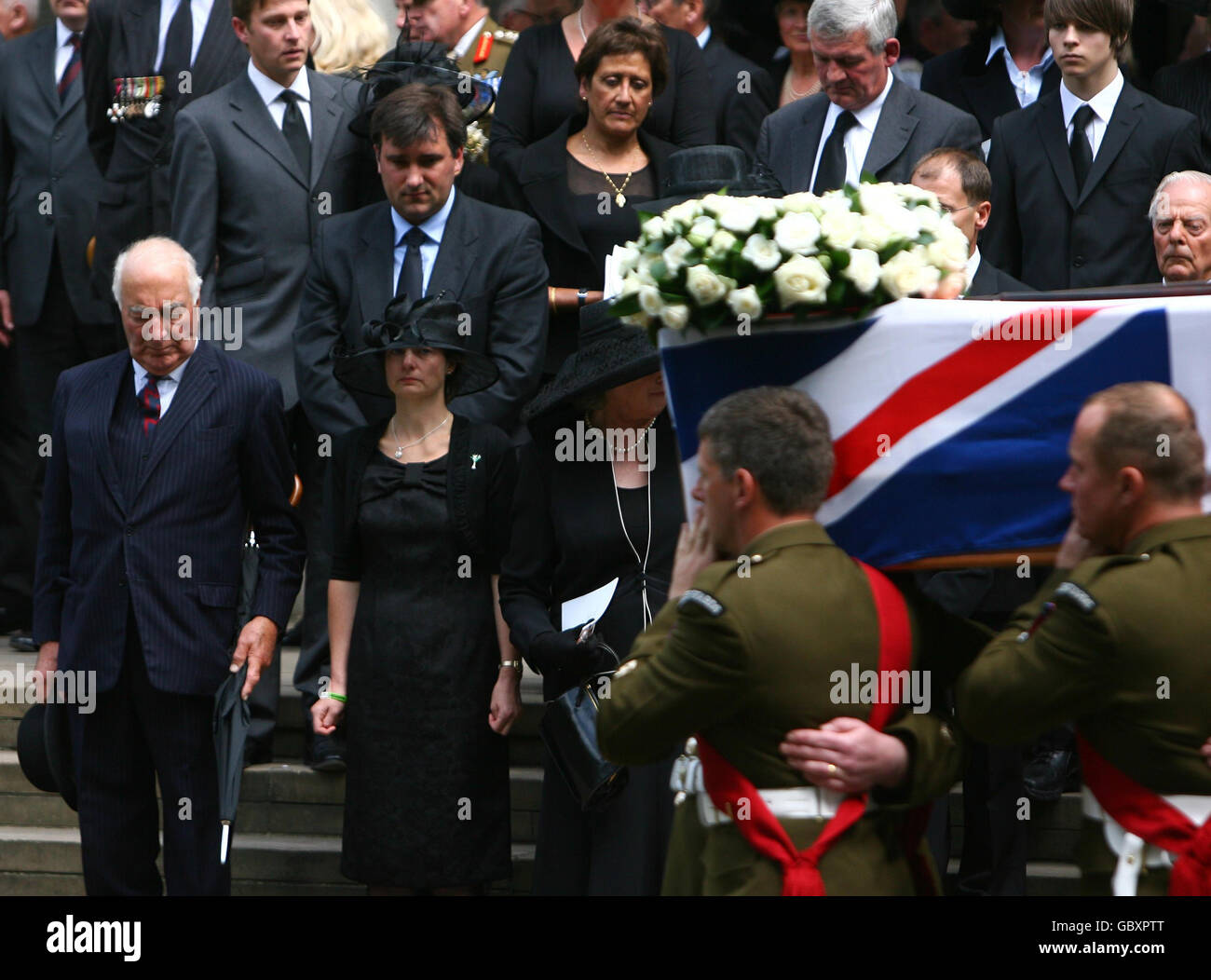Lieutenant Colonel Rupert Thorneloe funeral Stock Photo - Alamy