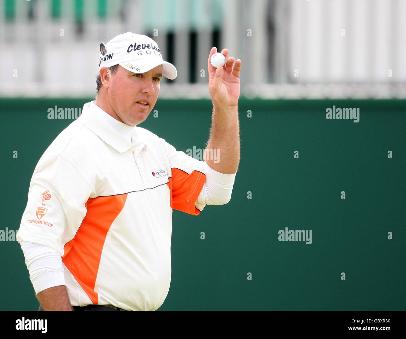 USA's Boo Weekley acknowledges the crowd after completing his round ...