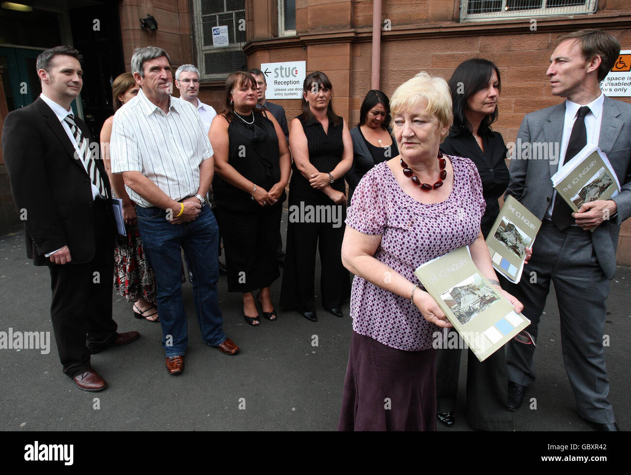 Stockline factory explosion Stock Photo - Alamy