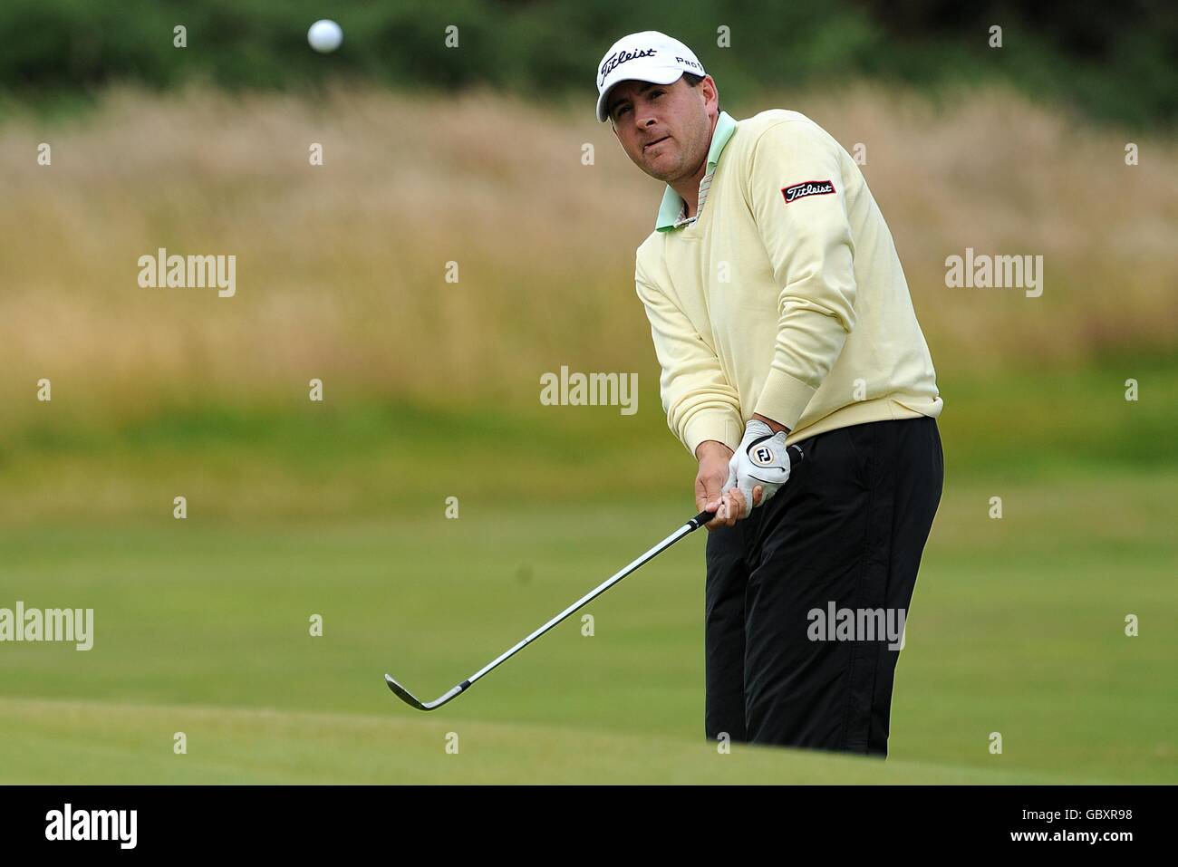 USA's Ben Curtis in action during the second day of the Open ...