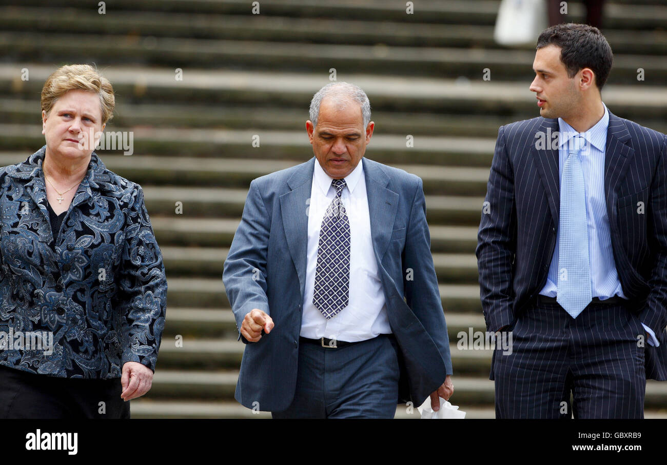 The family of Isa Ibrahim, mother Victoria, father Nassif (centre) and ...