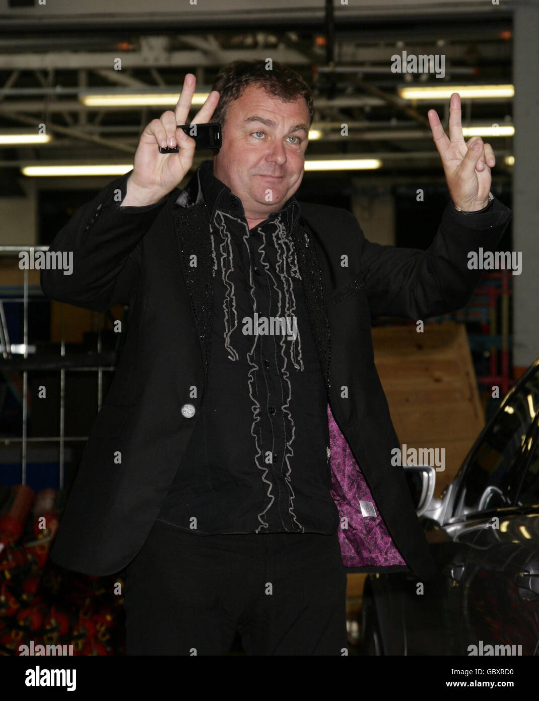 Paul ross arriving at the london studios in central london hi-res stock ...