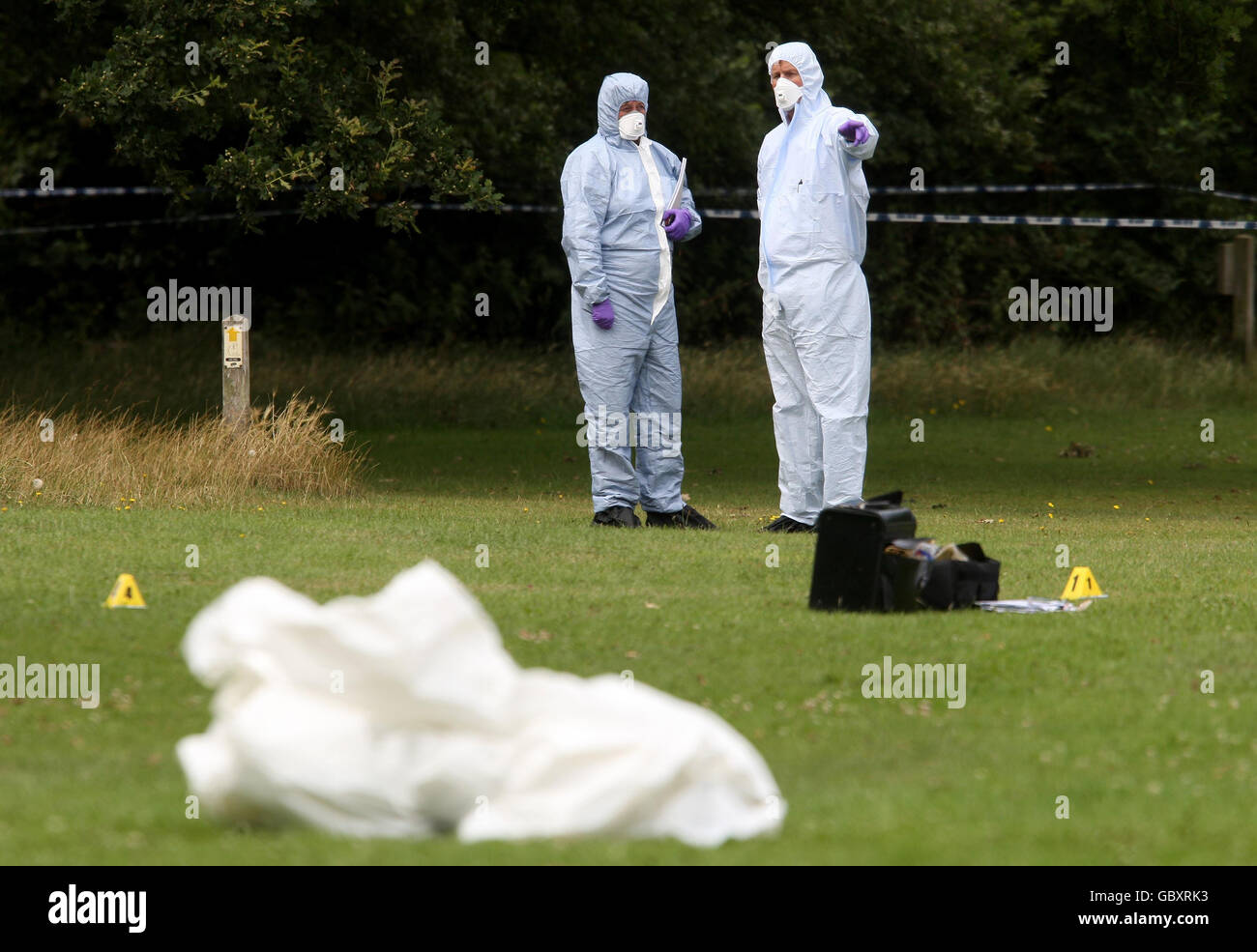Footballer shot dead before training Stock Photo - Alamy