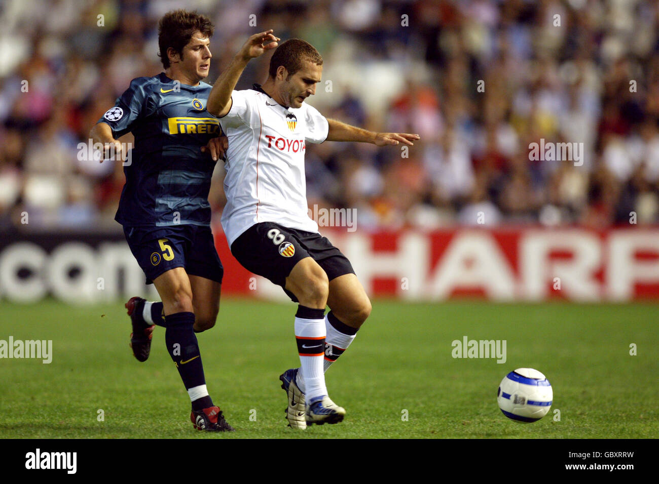 Valencia v inter milan emre belozoglu hi-res stock photography and ...